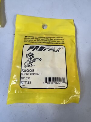 Profax 25 Pack PX 000067 .030 Short Contact Tip | eBay