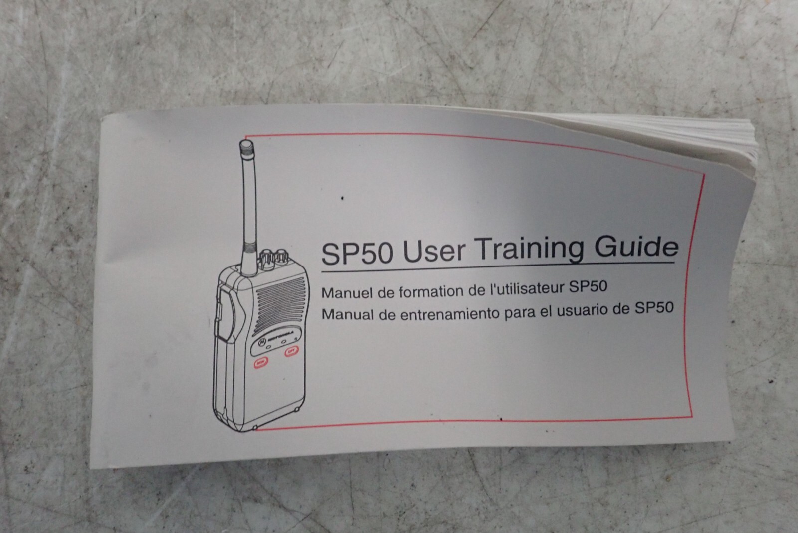 Motorola Radius SP50 UHF Radio with User Training Guide | eBay