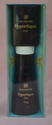 VINTAGE MAX FACTOR : HYPNOTIQUE ... BATH SOAP & TALCUM POWDER GIFT SET ...