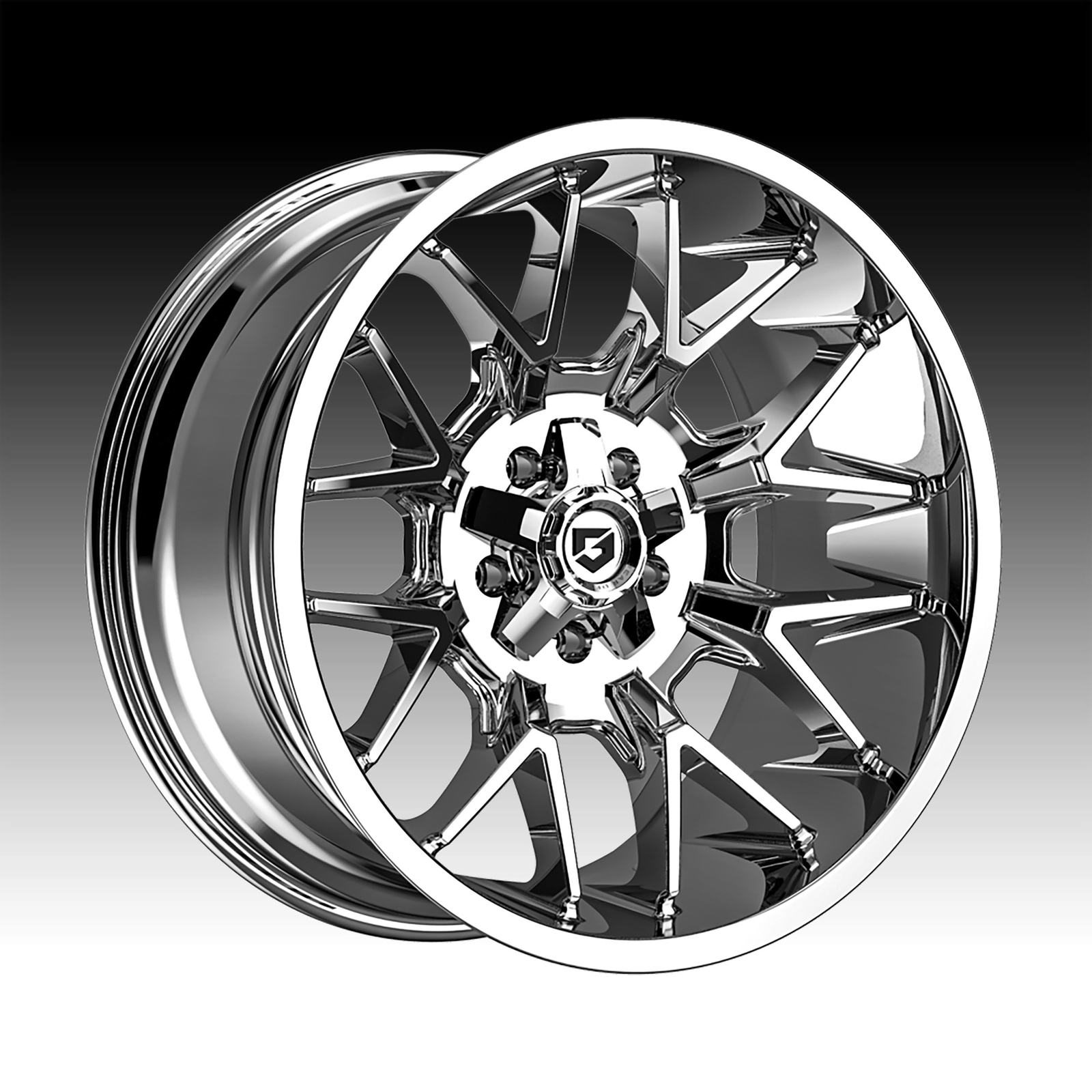 Gear Off Road 768C Primacy Chrome 20x10 8x180 -19mm (768C-2108919) for ...