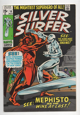 Silver Surfer #16 5.5 (W) FN- Marvel Comics 1970 Bronze Age | eBay
