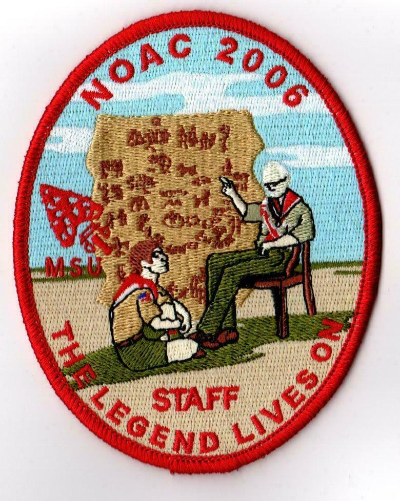 Boy Scout OA Order of the Arow 2006 NOAC Staff Patch | eBay