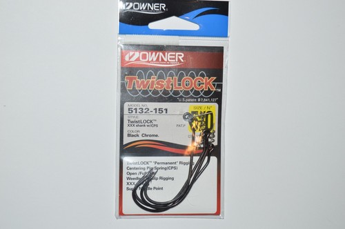 owner twistlock hook 5132-151 black chrome 5/0 centering pin spring ...