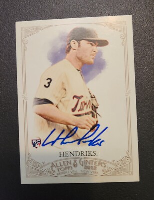 Liam Hendriks Autograph Signed 2012 Topps Allen & Ginter's RC Minnesota ...