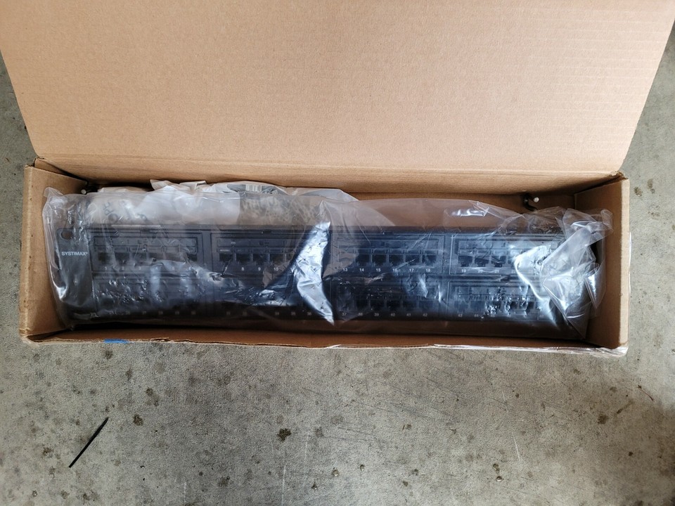 New CommScope SYSTIMAX 1100 Universal PS Patch Panel 48 Port 2RU MSRP ...