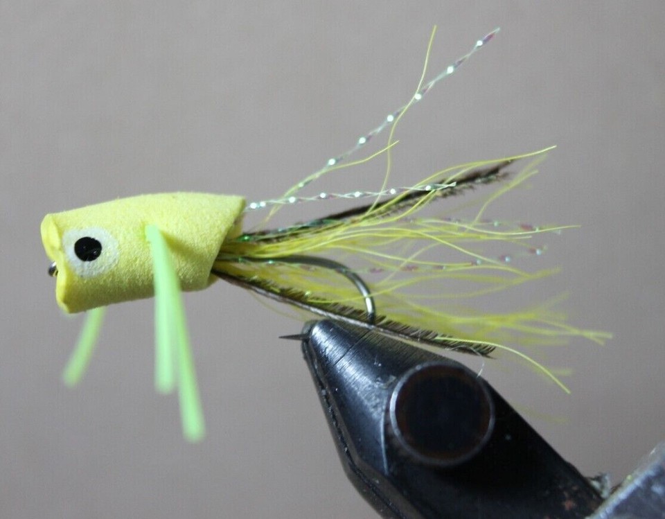 BLUEGILL FOAM POPPERS TEN COLORS SIZE 10 TROUT FLIES FLY FISHING | eBay