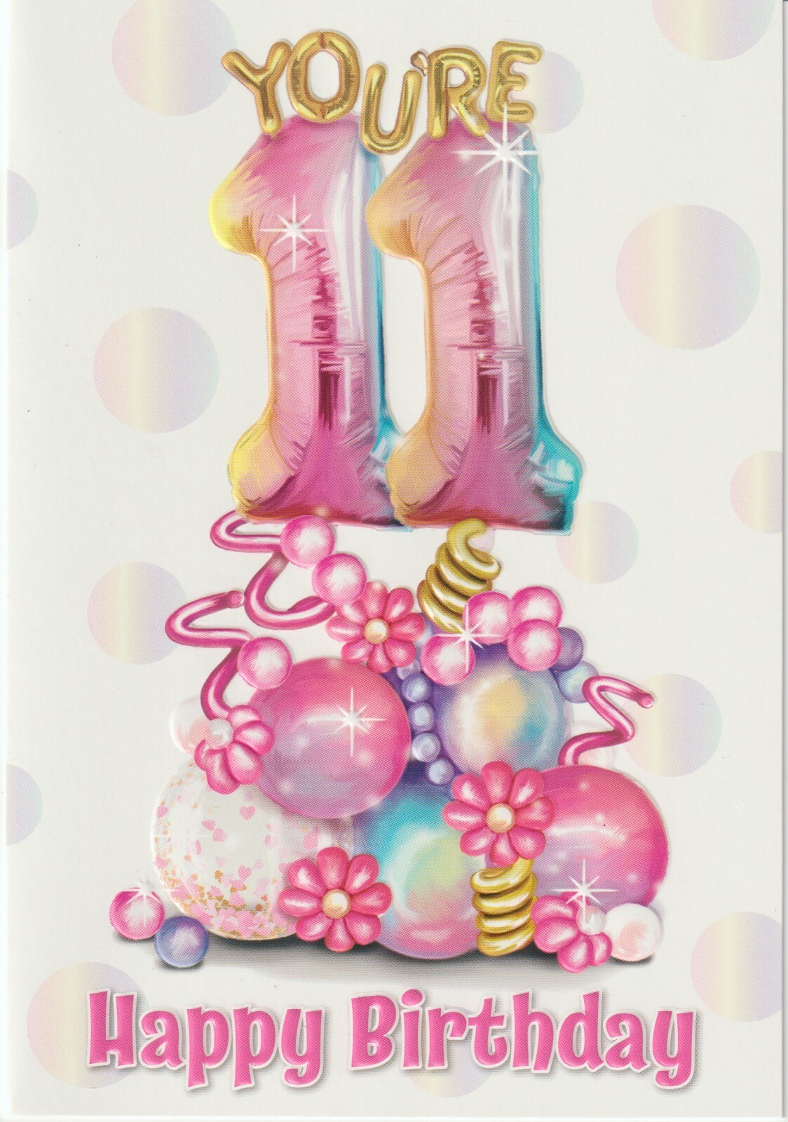 11th Birthday Card ~ Girl's 11th Birthday Card | eBay UK