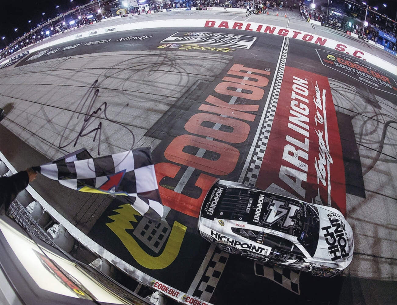 AUTOGRAPHED 2024 Chase Briscoe #14 High Point Racing DARLINGTON WIN ...