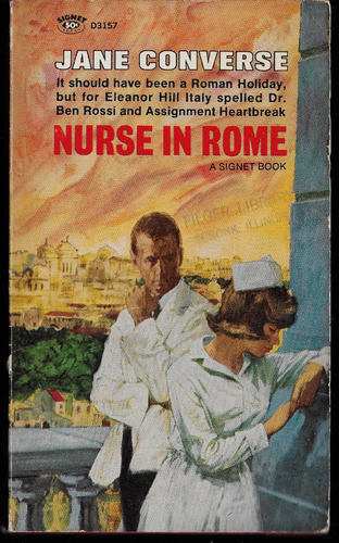 Nurse in Rome by Jane Converse Paperback Signet 1967 Romance | eBay