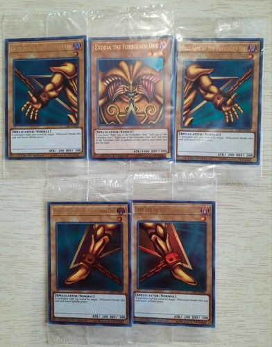 Yu-Gi-Oh! Exodia the Forbidden One Lost Art Promos Set Sealed LART ...