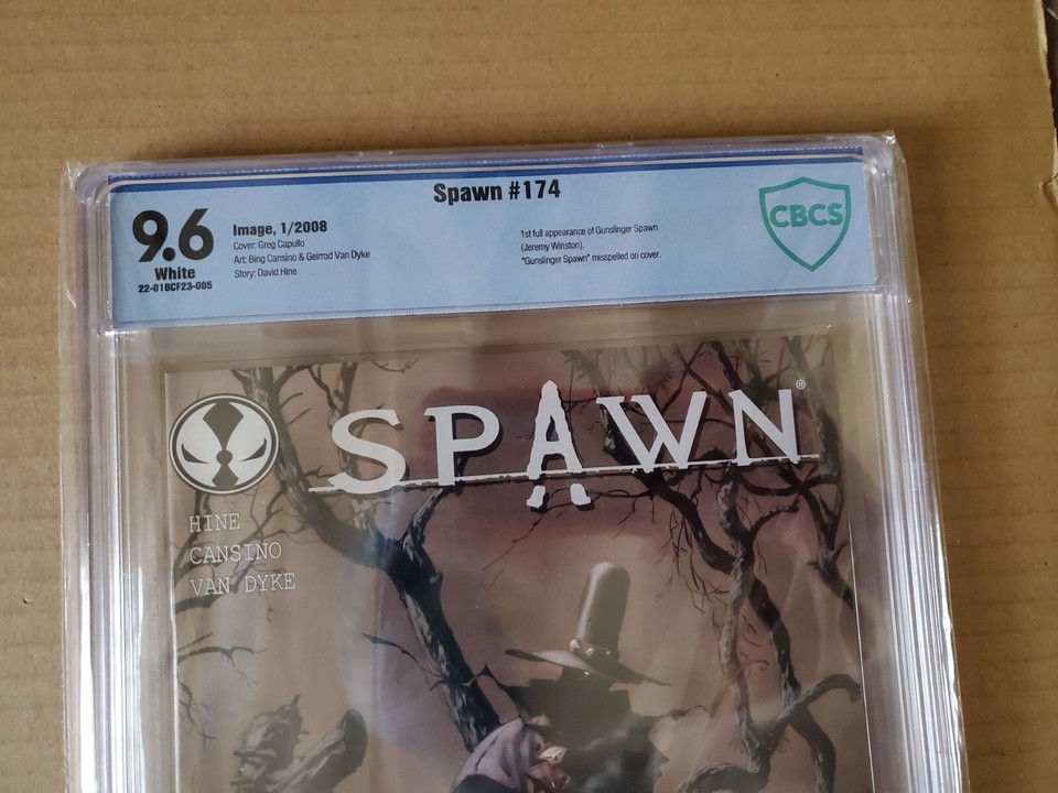 Spawn 174 CBCS 9.6 1st Gunslinger Spawn Image Comics Todd McFarlane ...