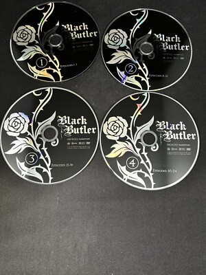 Black Butler: The Complete First Season DVD 4-Disc Set, Episodes 1-24 ...
