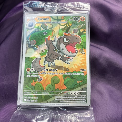 Pokémon Tyrunt #070 Perfect Order Promo Black Star ⭐️ Card Full Art ...