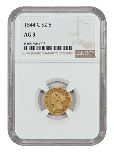 1844-C $2.50 NGC AG03 - Liberty Head $2.5 | eBay