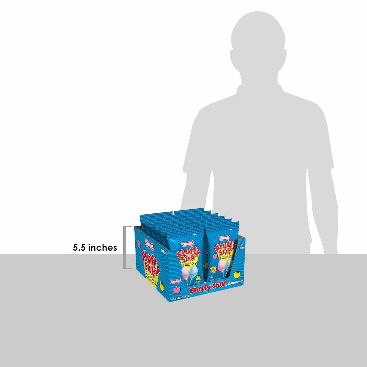 Fluffy Stuff Cotton Candy Box of 1 oz Bags (12-pack) | eBay