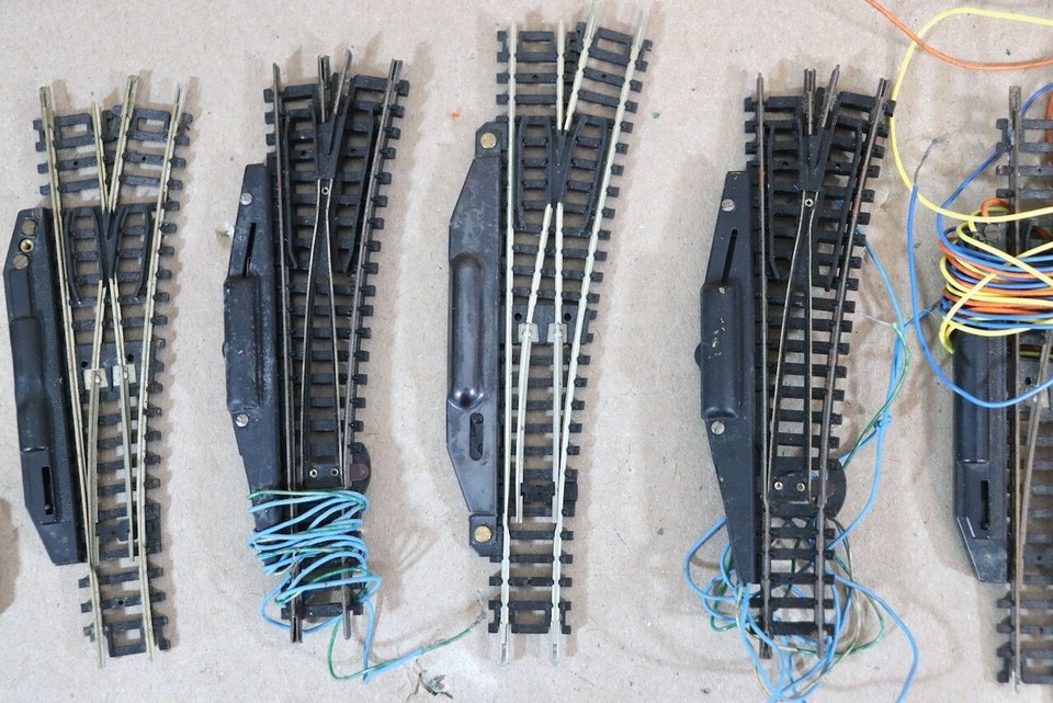 ATLAS ARNOLD N GAUGE 6 x RIGHT & LEFT TURNOUT POINT TRACK 111 TO 124mm ...