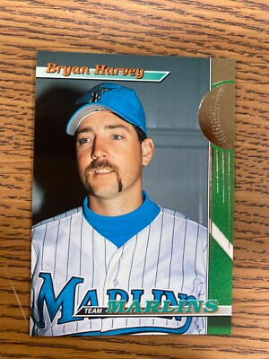 1993 Stadium Club Florida Marlins Bryan Harvey #2 Florida Marlins ...