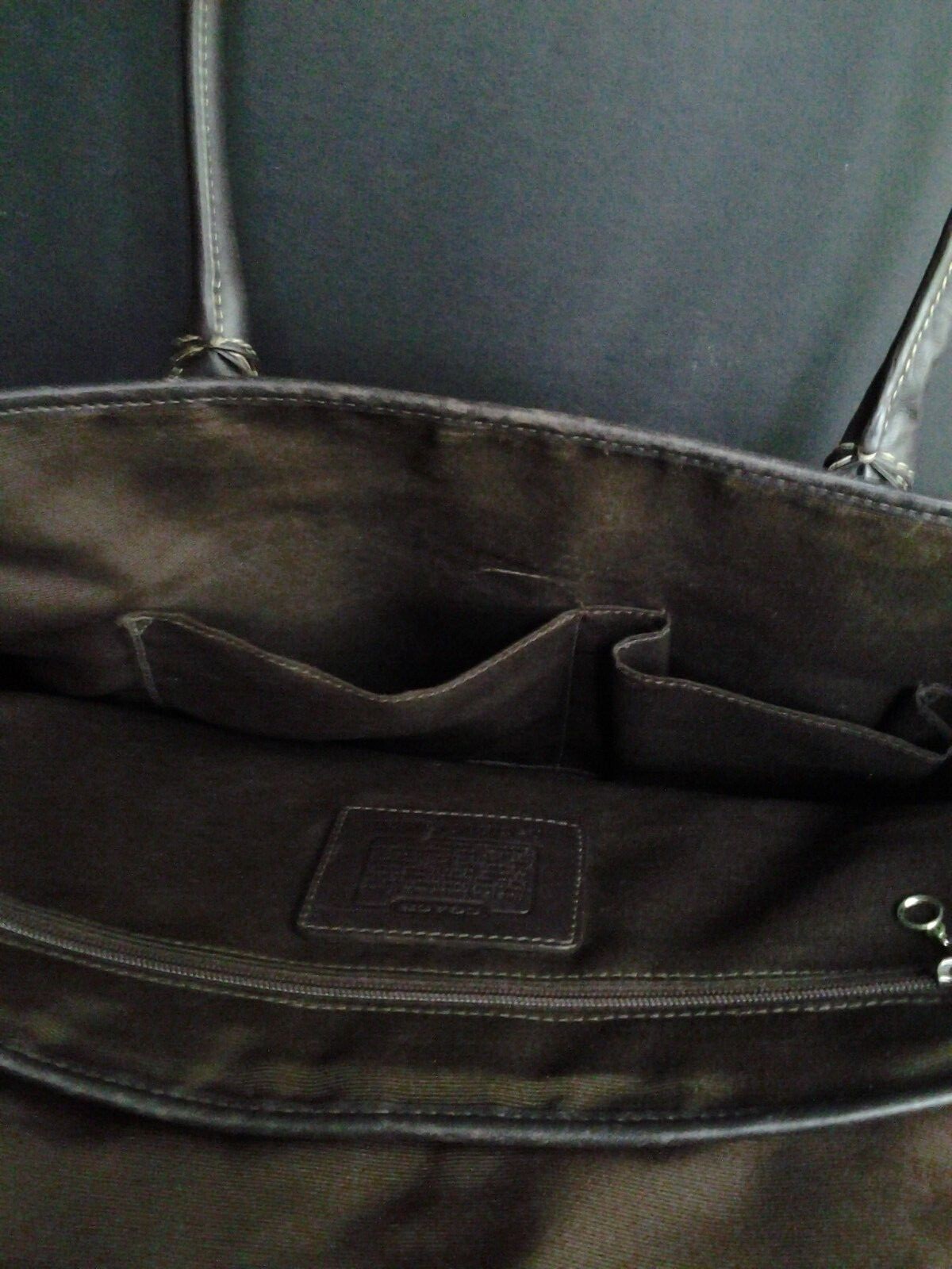 Vintage Coach Small C Signature Leather & Canvas Soho… - Gem