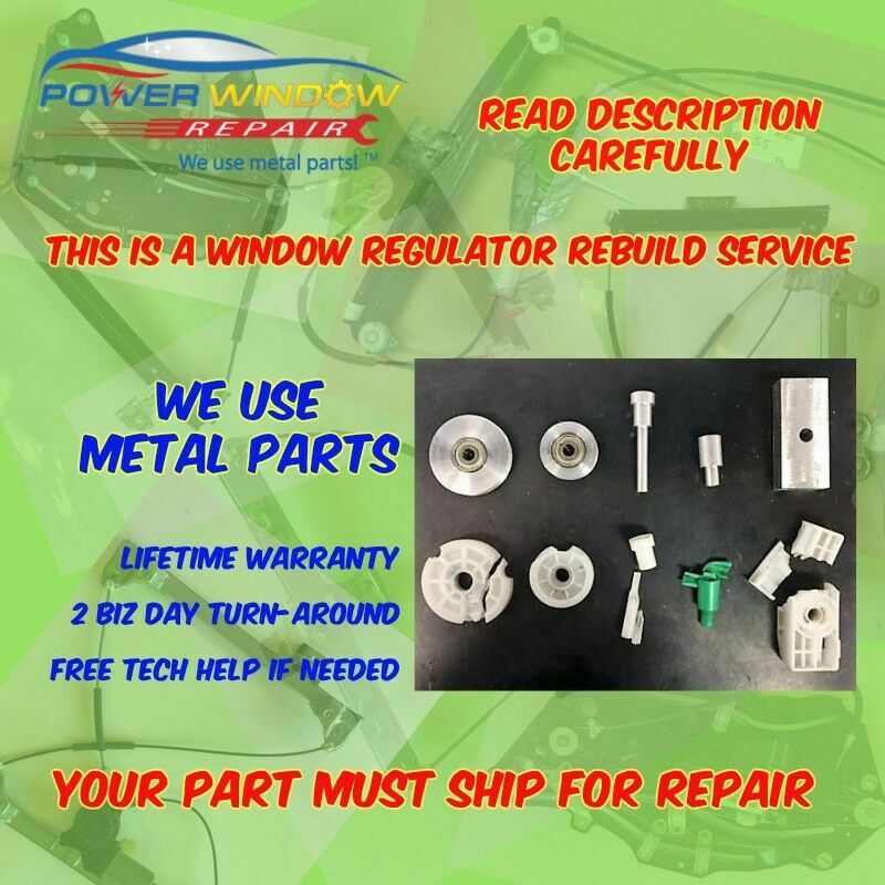 99-06 Porsche 911, 996, 997 Rear Window Regulator Rebuild - Lifetime ...