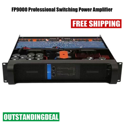FP9000 Professional Switching Power Amplifier 2-Channel Output with 2U ...