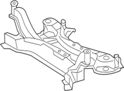 51201-78010 Toyota Crossmember sub-assy, front suspension 5120178010 ...