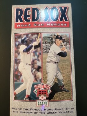 Boston Red Sox Home Run Heroes SEALED VHS Yaz Ted Williams Fisk Tony ...