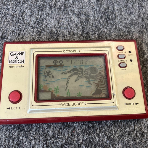 Nintendo Game & Watch Octopus OC-22 Wide Screen Vintage Handheld Spiel ...