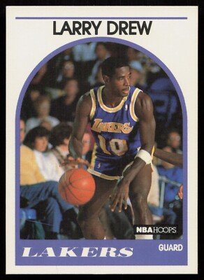 1989-90 NBA HOOPS Basketball Trading Card #329 - LARRY DREW, Los ...