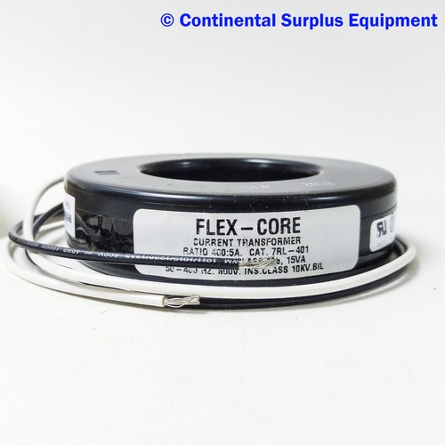 FLEX-CORE Current Transformer Ratio:400:5A CAT. 7RL-401 600V INS. Class ...