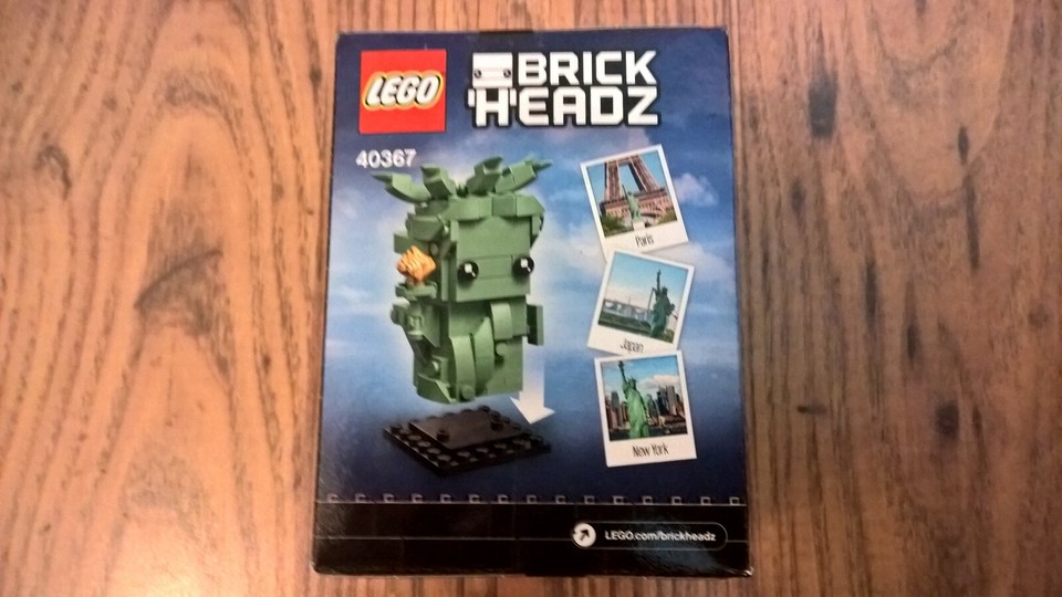 LEGO 40367 - BRICKHEADZ - LADY LIBERTY - NO. 93 - STATUE OF - NEW ...