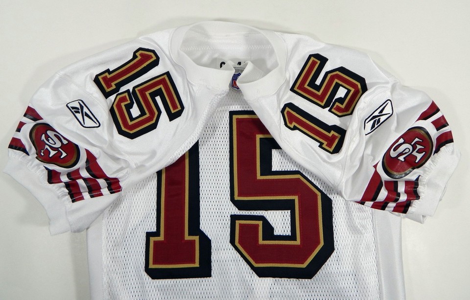 2004 San Francisco 49ers Allen #15 Game Issued White Jersey DP08228 | eBay
