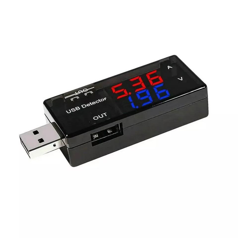 For Factory Use USB Charger Tester Voltmeter Ammeter Tester Measuring ...