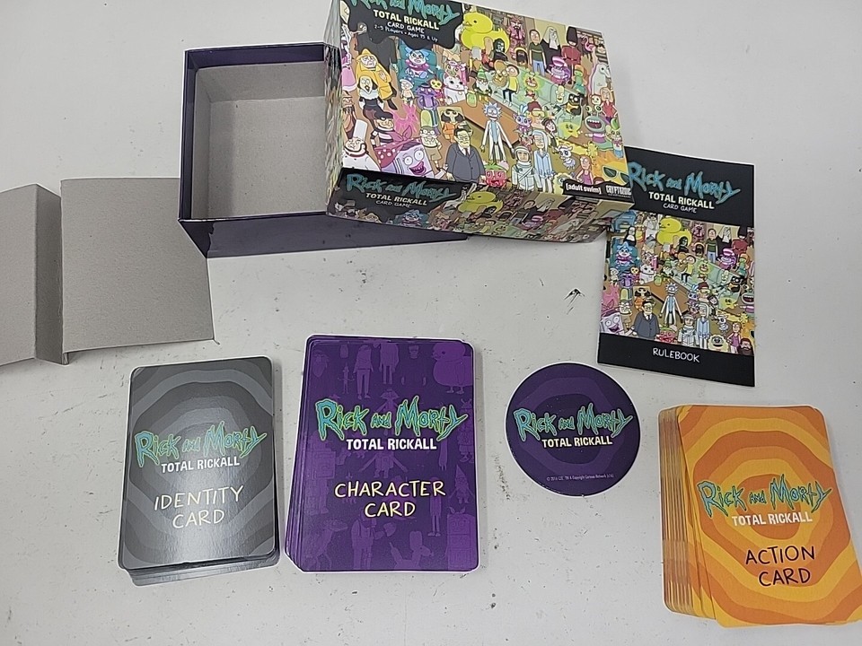 Rick and Morty Total Rickall Card Game (Adult Swim) Cryptozoic ...