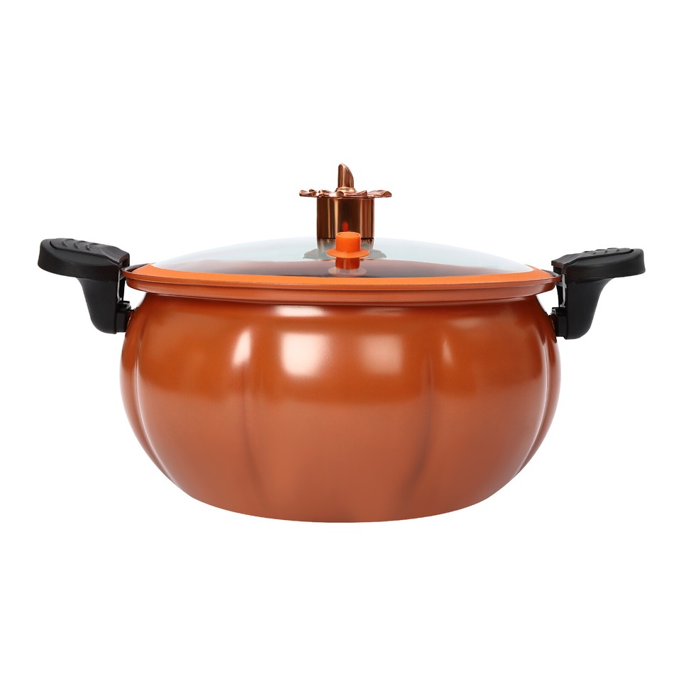 Micro Pressure Cooker Micro Pressure Cooking Pot Pumpkin Shape Pressure ...