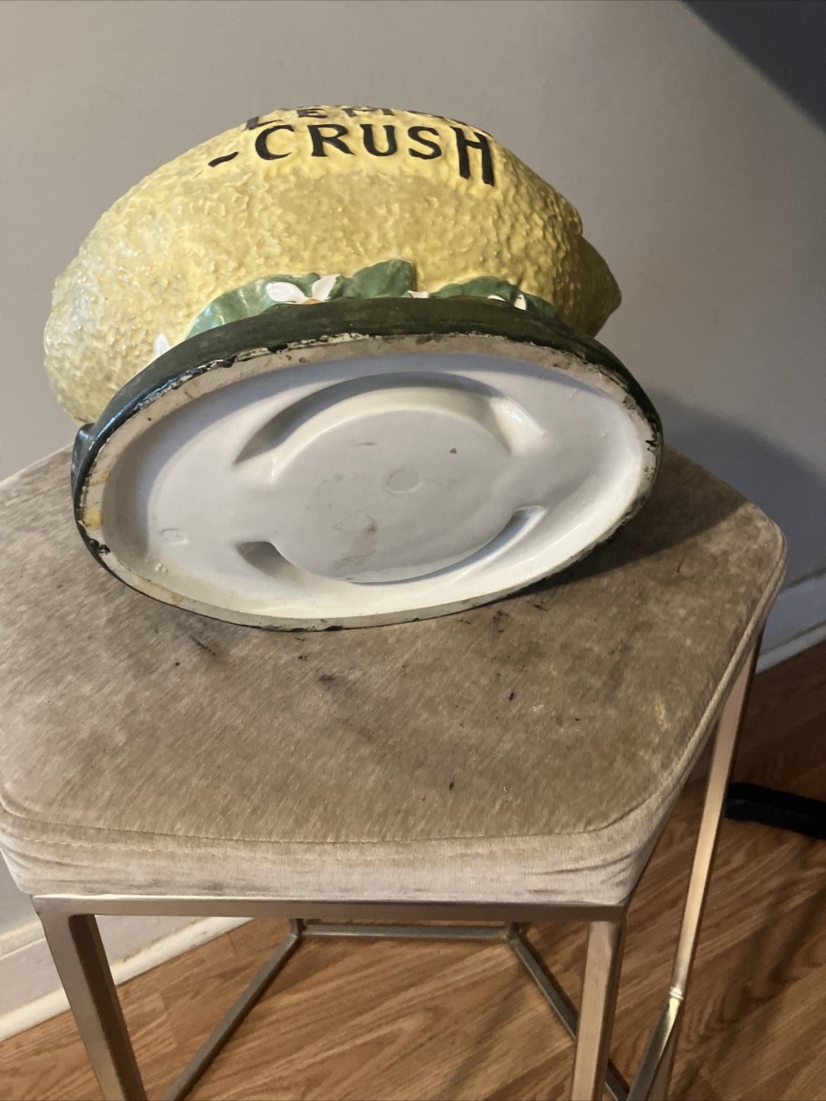 Vintage WARD'S Lemon Crush Counter Top Soda Ceramic Syrup Dispenser | eBay