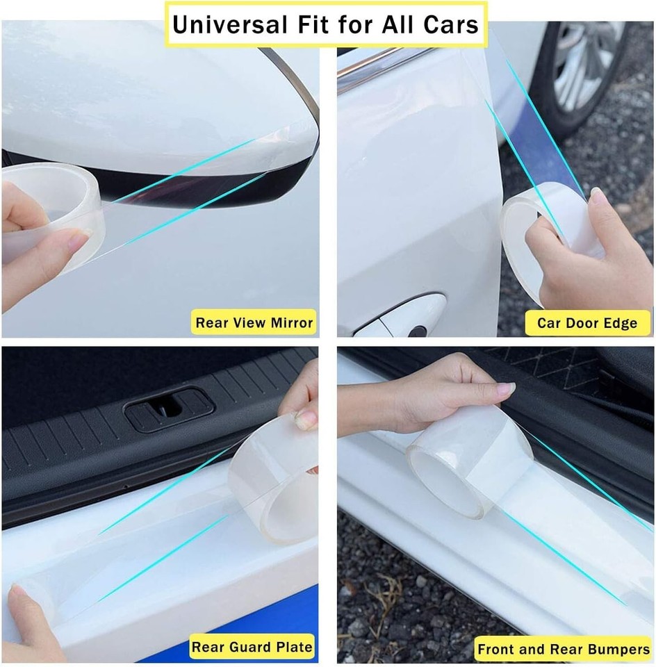 Universal Car Door Sill Protector - 9ft Waterproof Threshold Guard ...