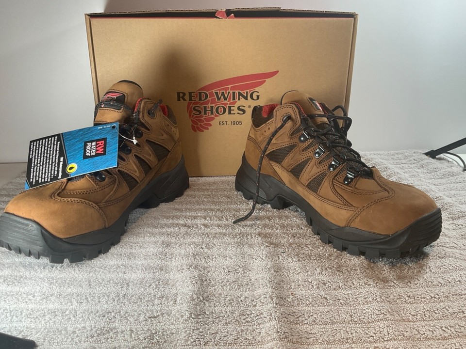 Red Wing 8672 Brown TruHiker Waterproof Hiking Trail Work Boots ...