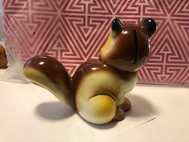 RARE GOEBEL Red Brown Squirrel Bank Key Figurine West W Germany Vintage ...