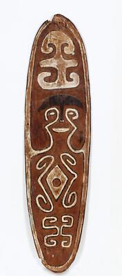 Unknown Artist, Polynesian Style Shield III, Hand-Carved Wood | eBay