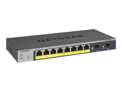 GS110TP-300EUS Netgear Smart GS110TPv3 Switch 8 x 10/100/1000 (PoE) ~D ...
