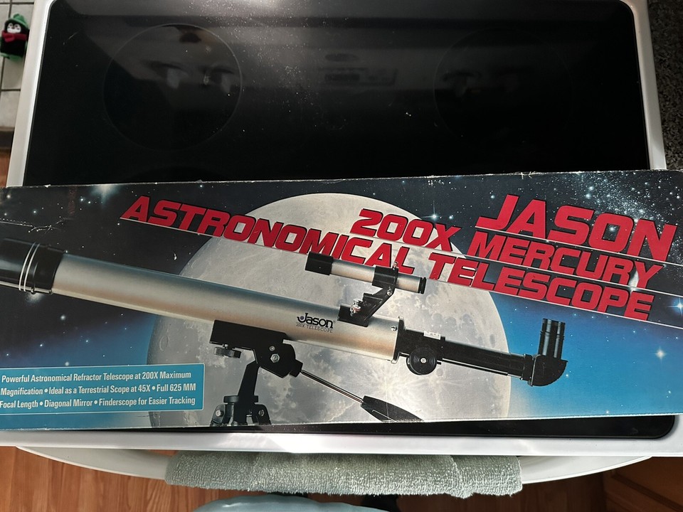 BARELY USED JASON 200x Mercury Astronomical TELESCOPE | eBay