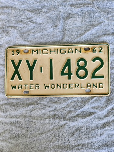 1962 MICHIGAN LICENSE PLATE | eBay