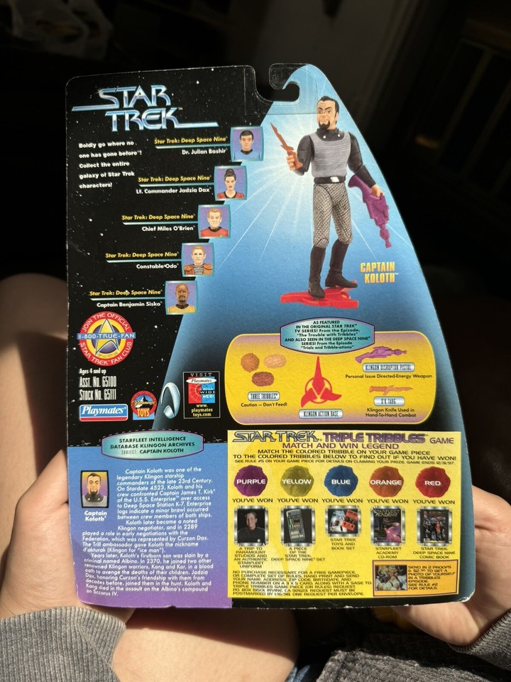 Star Trek Serialized Warp Factor Series 1 Captain Koloth Rare ...