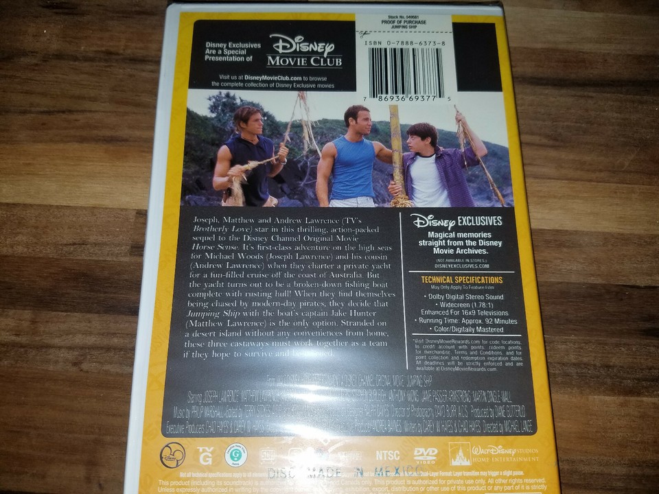 Disney: Jumping Ship (DVD, 2006) 786936693775| eBay