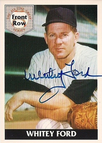 Whitey Ford 1992 Front Row Signature Series Autograph w/COA HOF New ...