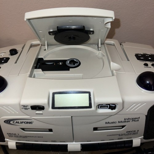 Califone Infared Multimedia Music Maker Plus CD Radio Cassette Player ...