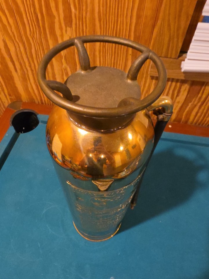 Vintage Elkhart Brass Mfg Copper 2.5 Gal Fire Extinguisher (Empty) | eBay