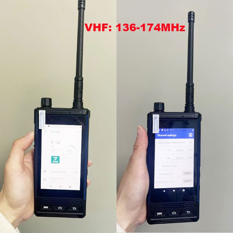 Global DMR Mobile Radio 4G Android Rugged Phone ZELLO PTT Walkie Talkie ...