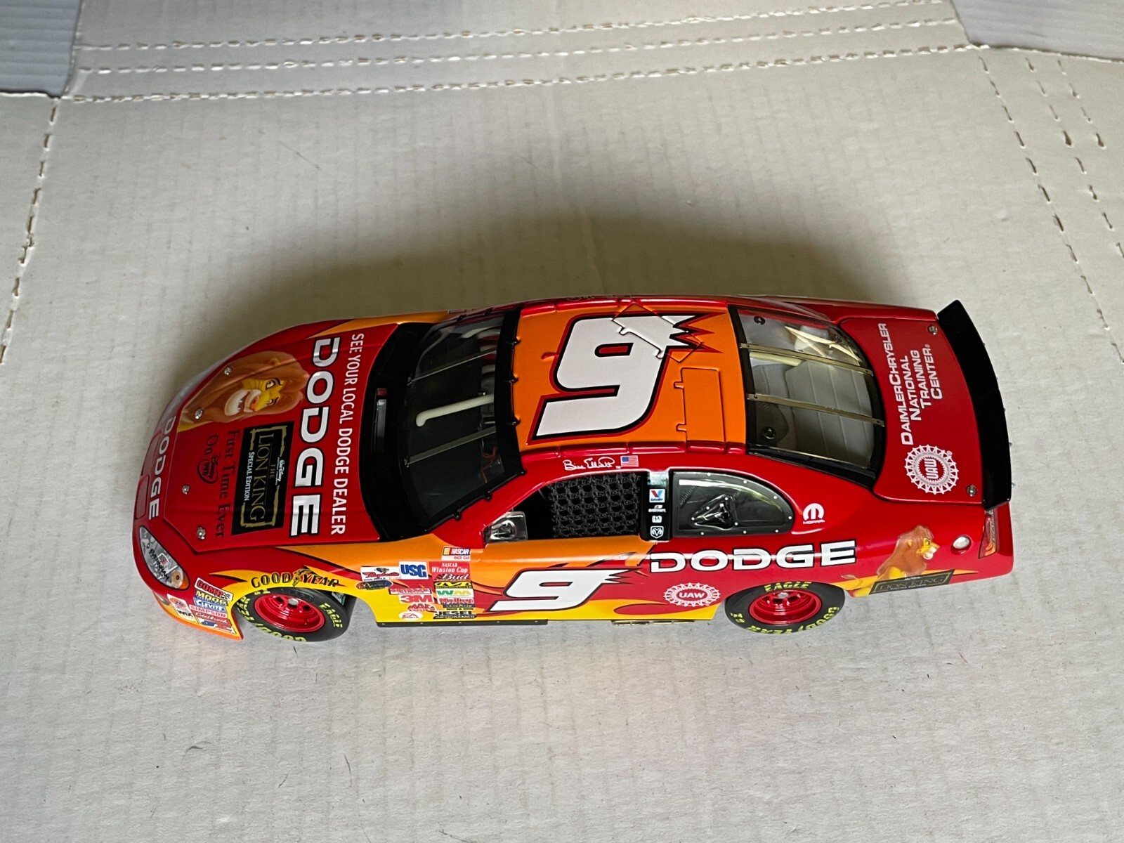 1:24 76 /600 Bill Elliott 12003 Intrepid #9 Dodge / Lion King RCCA ...