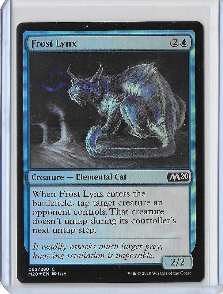 MTG Frost Lynx FOIL Core Set 2020 (M20) Common Magic Card #062/280 ...